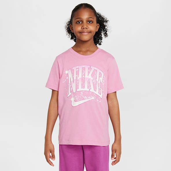 Kids Pink Crew Neck. Nike.com Kids Pink Crew Neck. Nike.com